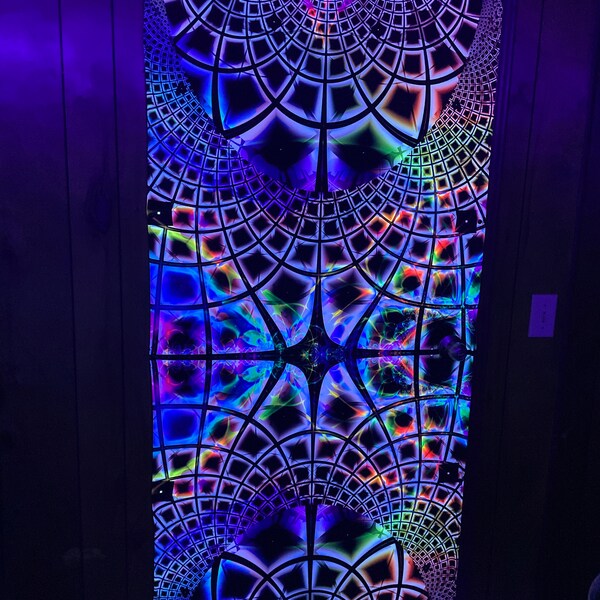 Torus UV Trippy Psychedelic Fractal Tapestry - Etsy