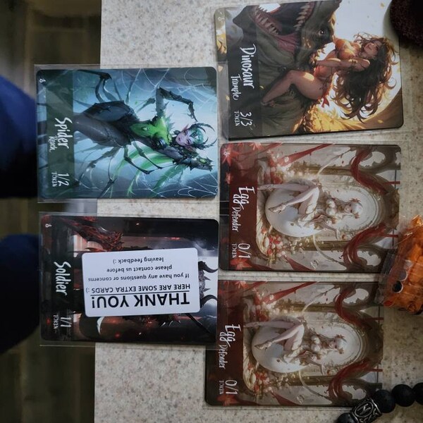 PILOT Token for TCG Full Custom Art Anime Waifu Stunning Pilot of Mechs ...