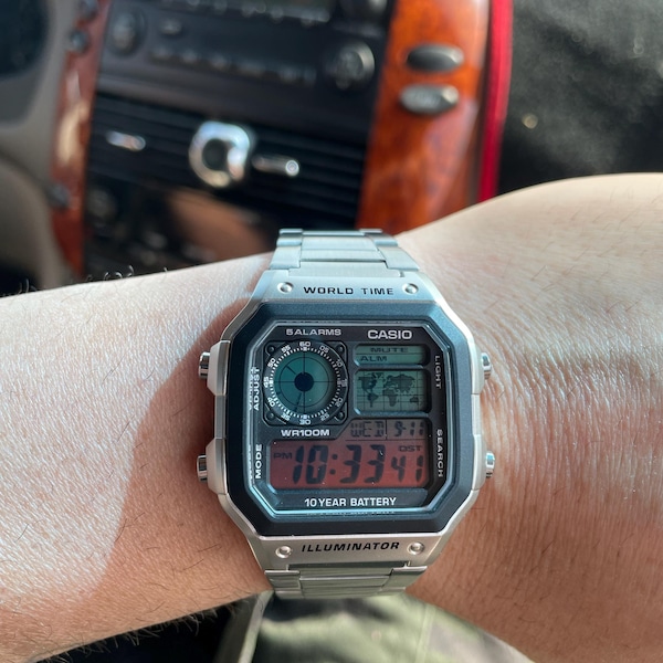 Casio AE-1200 Gradient Filter Screen - Etsy