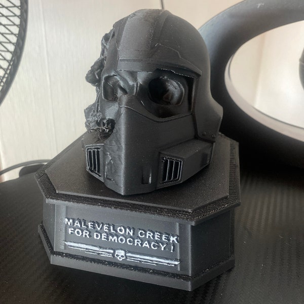 Hell Divers Battle Damaged Helmet - Etsy