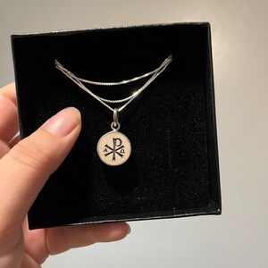 Cross Crosslet on Jerusalem Stone Silver Necklace Pendant - Etsy Israel