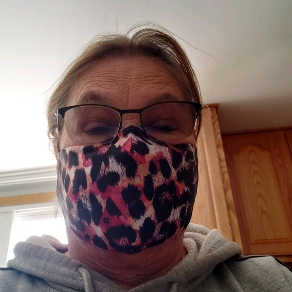 NEW Solid Color Emerald Green Sheen Face Mask Stylish Reusable silky ...