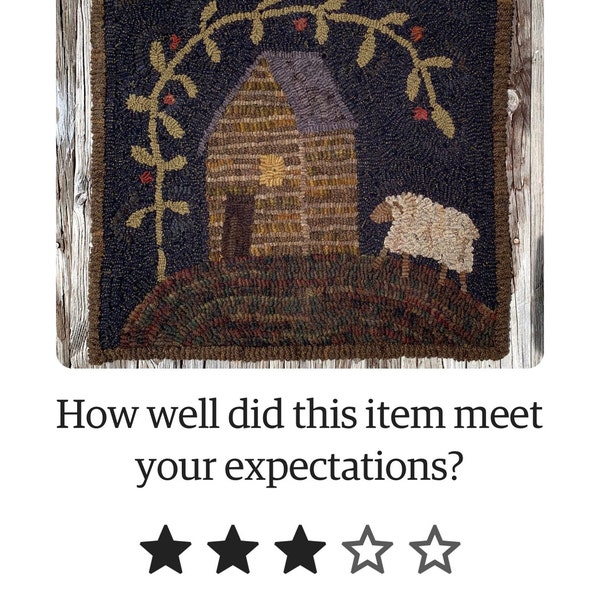 Rug Hooking PATTERN, Love One Another, 18x23, Primitive, Cat, Bird, Hooked Rug Patterns, Cat ...