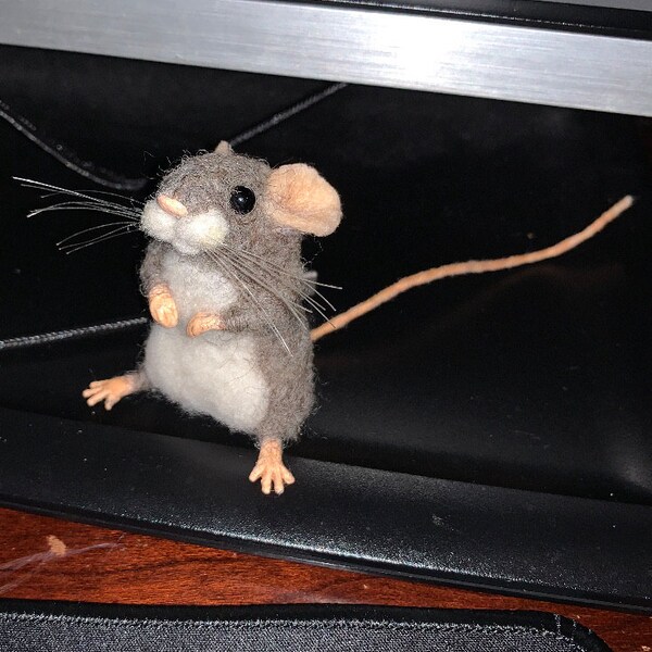 Little Grey Mouse - Etsy