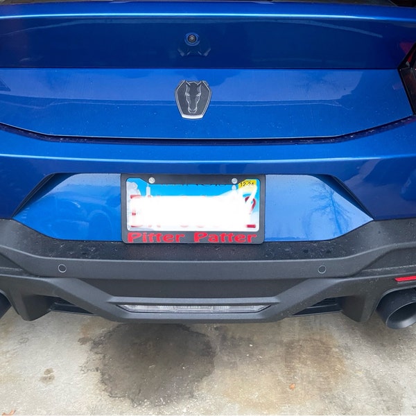 Design Your Own Personalized Black License Plate Vanity Frame ...