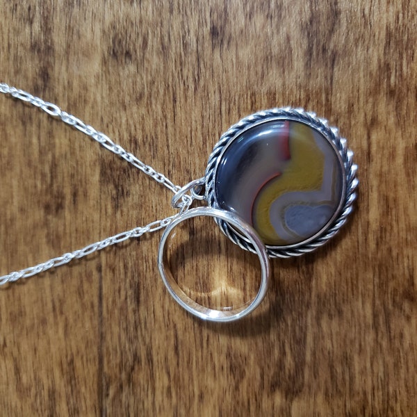 Sterling Silver, 14k Gold Star, Appalachian Mountain, Moon Charm, Stars ...