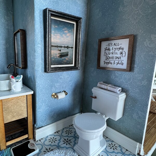 1/12 Dollhouse Miniature 4PCS Toothpaste and Tooth Brush Toothbrush Set ...