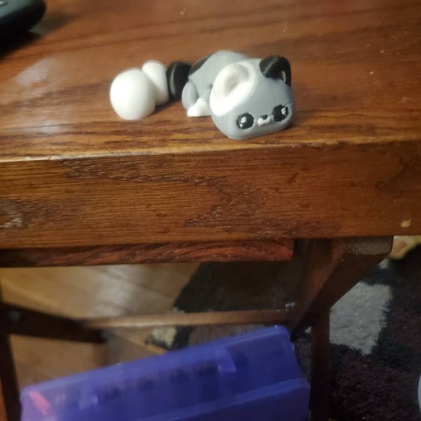 Cute Flexy Kitty Fidget Toy - 3D Printed Desk Accessory, Stress ...