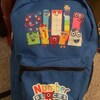 Numberblocks School Backpack 8 Color Options - Etsy