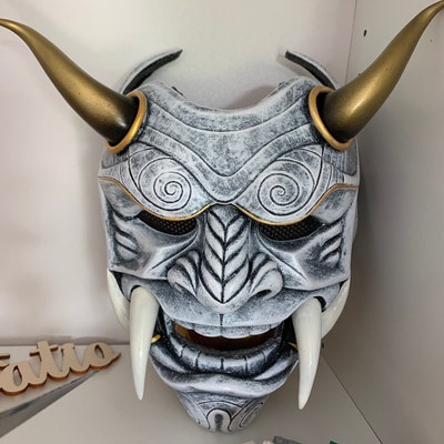 Samurai Assassin Demon Oni BB Gun Airsoft Mask, Halloween Costume ...