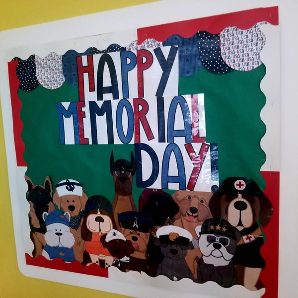Military Pups - Memorial Day - Veteran's Day - Patriotic - May & July ...
