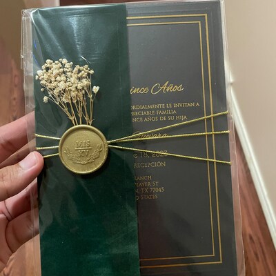 Luxury Wedding Invitation Frosted PVC, Sealed Luxury Wedding Invitation ...