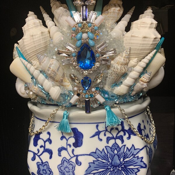 Mermaid Crown, Adult Mermaid Crown, Seashell Crown, Beach Crown ...