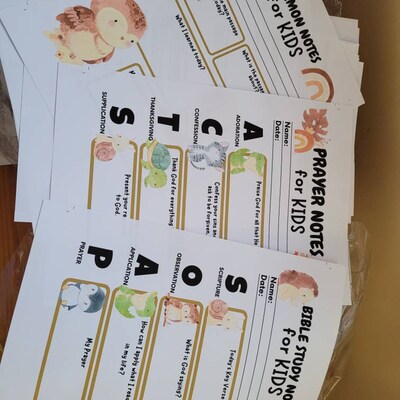 Sunday School Kids Worship Checklist Printable,church Activities for ...