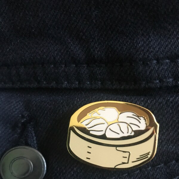 Shrimp Dumpling Dim Sum Enamel Pin har Gao, Xiao Jiao - Etsy
