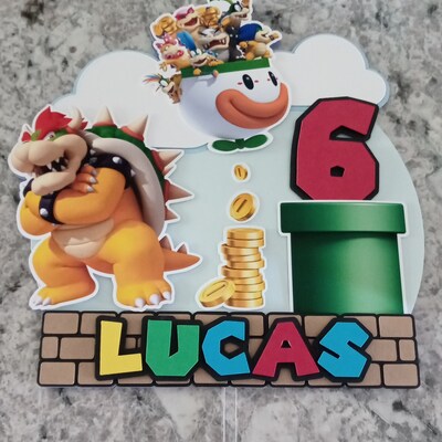Bowser Inspired Cake Topper Bowser Jr Inspired Cake Topper - Etsy Canada