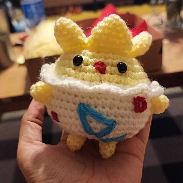 Togepi Amigurumi Pattern | Pokee.mon Amigurumi Pattern | Digital ...