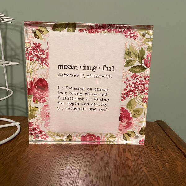 Custom Word Definition Print in Typewriter Font on Handmade Paper, Favorite Word Print ...