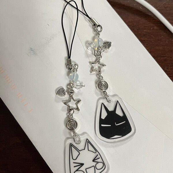 Toro Cat Phone Charm - Etsy