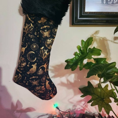 Magic Moon Celestial Christmas Stocking - Etsy