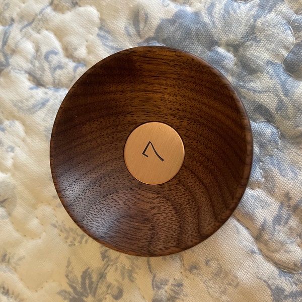 Handmade Wood Ring Dish, Wedding Gift, 5th Anniversary. Small Ring ...