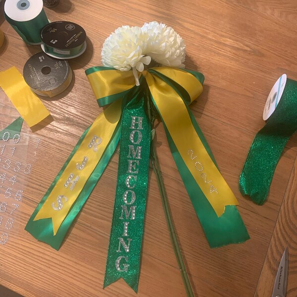 Designer Ribbon for Homecoming Mums - Etsy