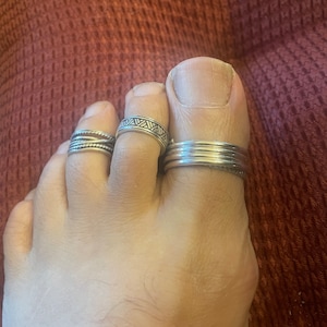 Gold Toe Ring Big Toe Any Size Custom Made to Order Multi Loop - Etsy
