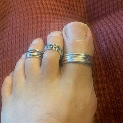 Gold Toe Ring Big Toe Any Size Custom Made to Order Multi Loop - Etsy