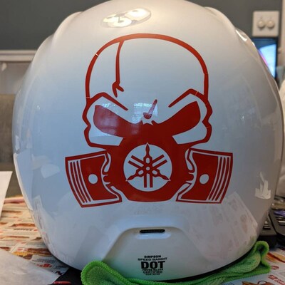 Yamaha Skull Decals Sticker Graphic - Etsy