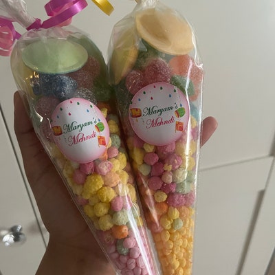 Pre-filled Sweet Cones , Santa Faces, Stocking Filler, Favours ...