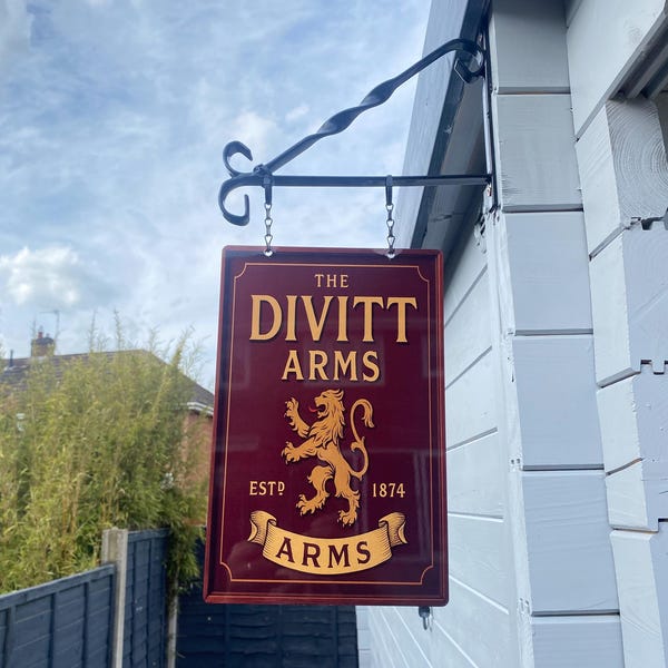 The Stagger Inn Personalised Swinging Custom Made Hanging Pub and Bar ...