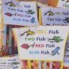 Dr. Seuss Treat Bag Card, Dr. Seuss Printable, One Fish Two Fish, Dr ...
