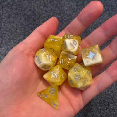 Wheat Dnd Dice Set Polyhedral Dice D&D Dice Dungeons and - Etsy