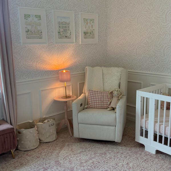 Watercolor Nursery Rhyme Mother Goose Art Print // Grand Millennial ...