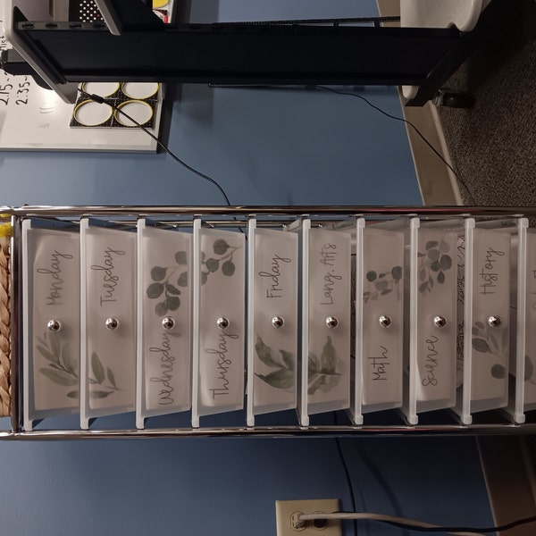 Teacher Trolley Labels, Editable Rolling Cart Drawer Organizers ...