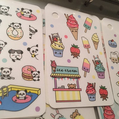 Ready for Summer Stickering Refill Pack 8 Mini Sheets - Etsy