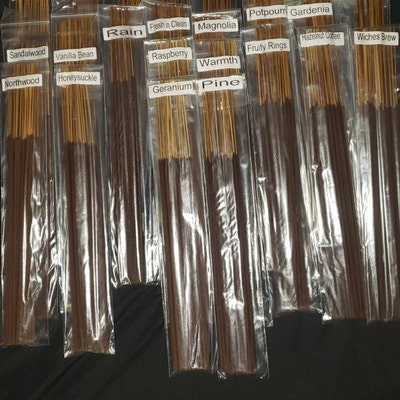 100 Incense Sticks Variety Package Choose 10 Different Scents Hand ...