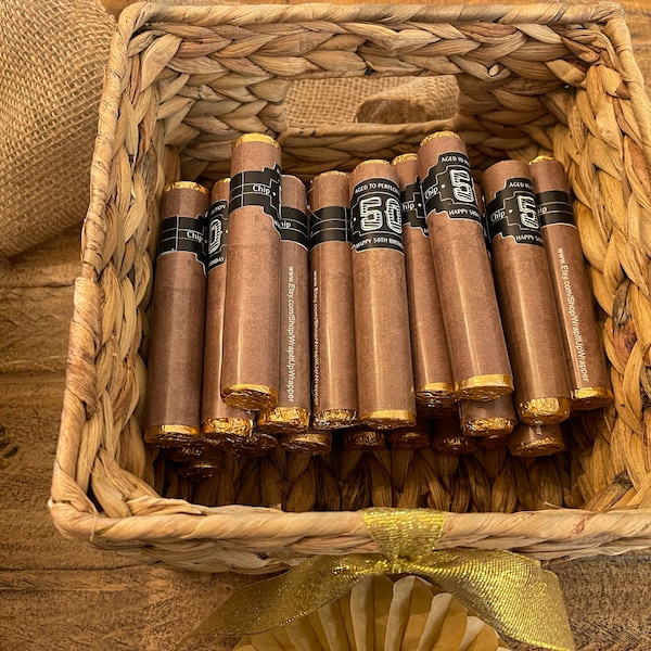 FULLY ASSEMBLED. Chocolate Cigars Party Favors, Bachelor Party ...
