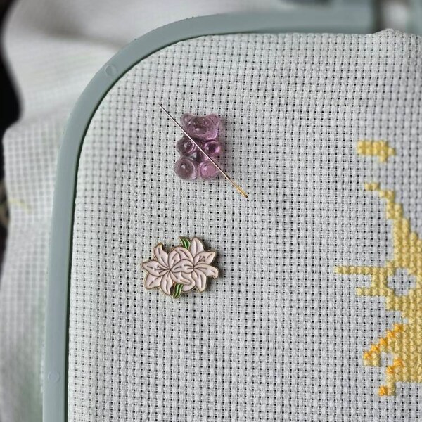 Heart Embroidery Pocket Mirror Kit, Blank Compact Mirror for Stitch ...