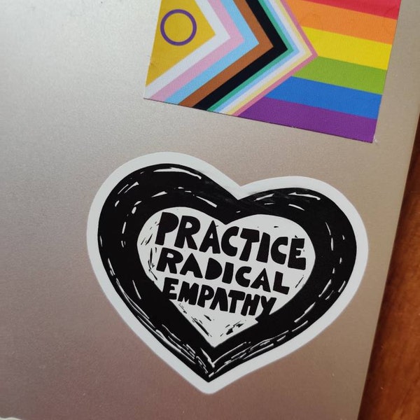 Radical Empathy Sticker, Solidarity, Leftist, Socialist, Blm, Laptop ...