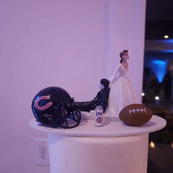 Race Car Drag Racing Flag Cake Topper Reception Wedding Day Bride Groom ...