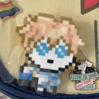 Shadow the Hedgehog Framed Perler Bead Art– Sonic Fan Art, Kawaii ...