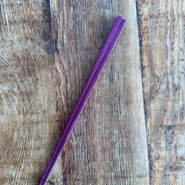 Handmade Chopsticks Curly Granadillo Wood Chopstick Set - Unique for ...