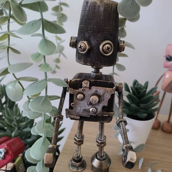 14 Giant Rustic Robot Steampunk Robot Space Robot Old Robot Welded Art ...