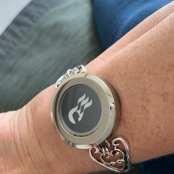 Stainless Steel Silver Plain Necklace for Cruise Medallion Apple AirTag ...