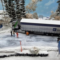 Portable Scenic Forest Hill Model Railroad Layout Diorama Scale N 1:160 ...