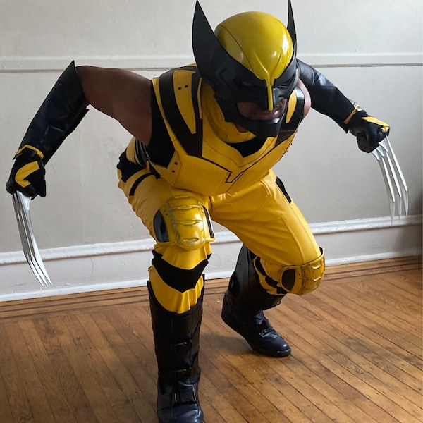 Wolverine Claws Gauntlets Forearm for Cosplay Yellow/black - Etsy