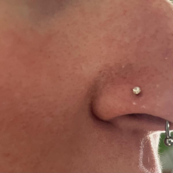 Gold/silver Diamond Rook Piercing Curved Barbell, Cubic Zirconia Rook ...