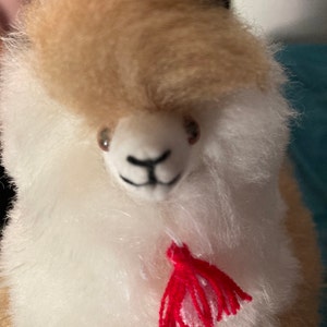 Peruvian Stuffed Llama Teddy, Perfect Gift, Handmade 100% Alpaca Fur ...