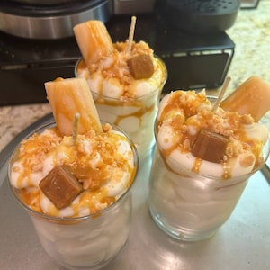 Mini Banana Split Sundae Set of 2 Silicone Molds for Wax Melt Making ...